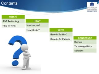 RSS Feed technology for Hartford Healthcare | PPT