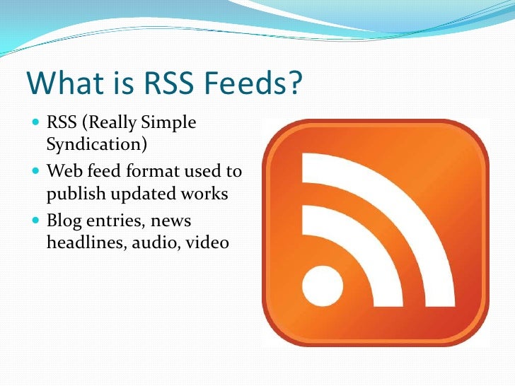 Rss feeds
