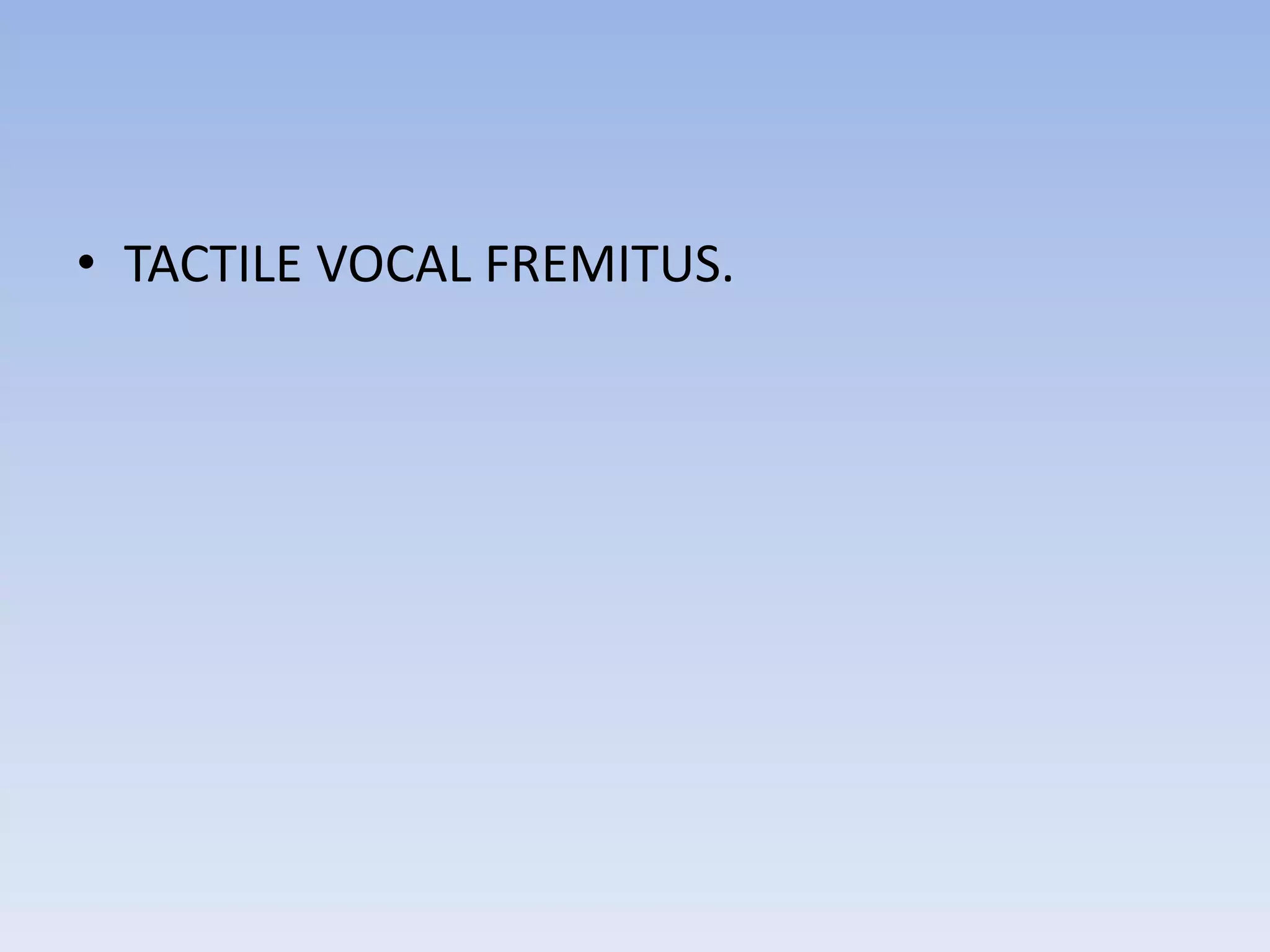 Respiratory System Examination | PPTX