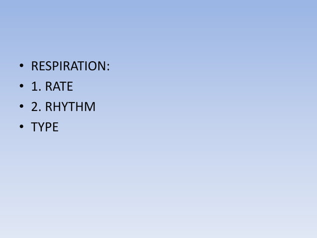 Respiratory System Examination | PPTX