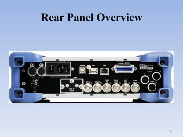 R&S (rohde-schwarz) SMB100A microwave signal generator | PPT