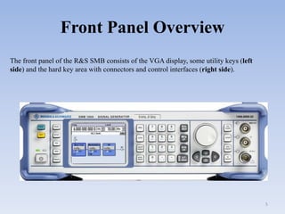 R&S (rohde-schwarz) SMB100A microwave signal generator | PPT