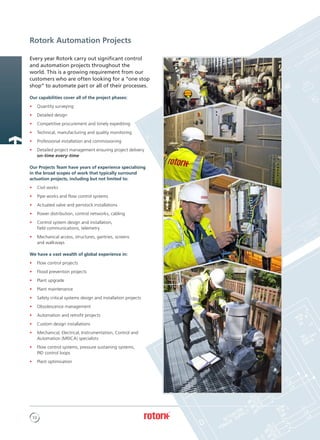 Rss rotork uk projects and services | PDF