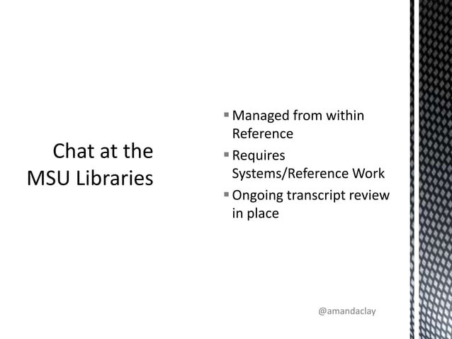 Mining Virtual Reference Data For An Iterative Assessment Cycle Ppt