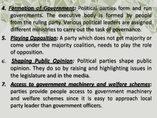 political Parties ppt class x .......... | PPTX | Elections | Politics