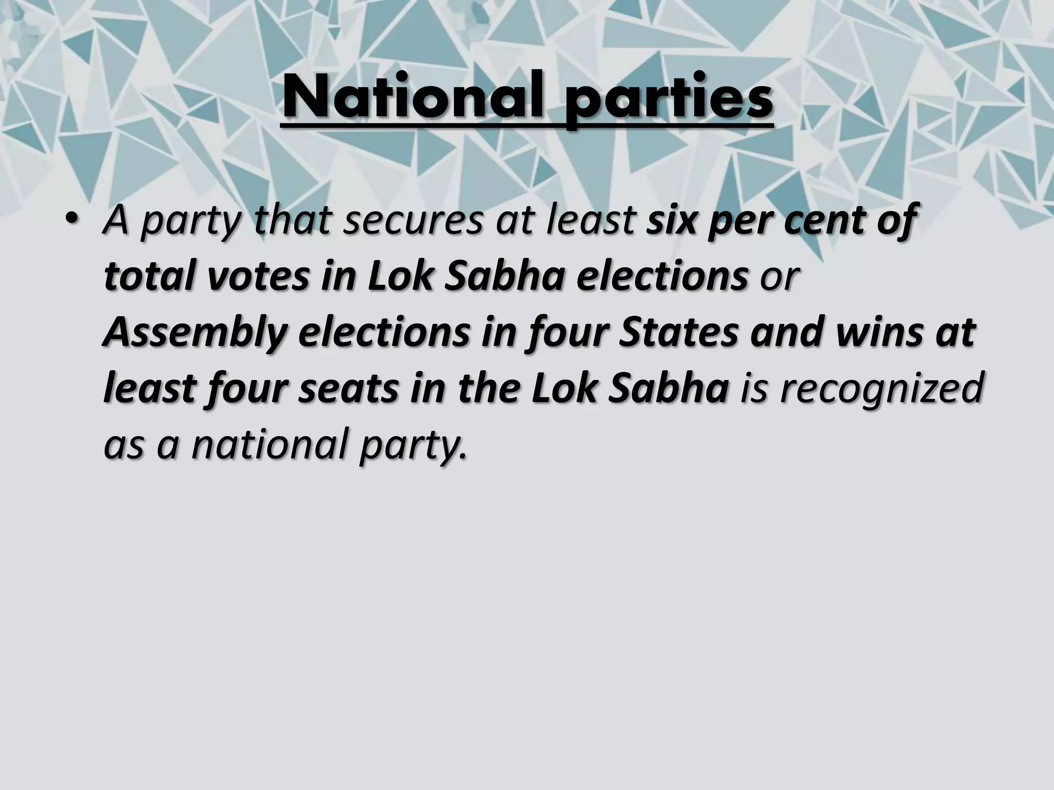 Political Parties class 10 civics PPT | PPTX