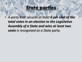 Political Parties class 10 civics PPT | PPTX