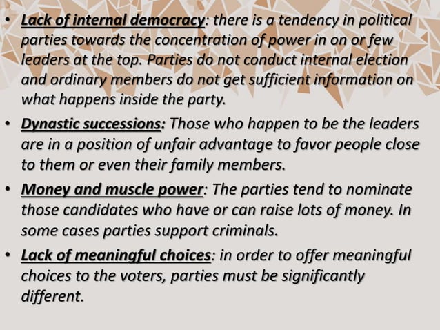Political Parties class 10 civics PPT | PPTX | Civic affairs | Politics