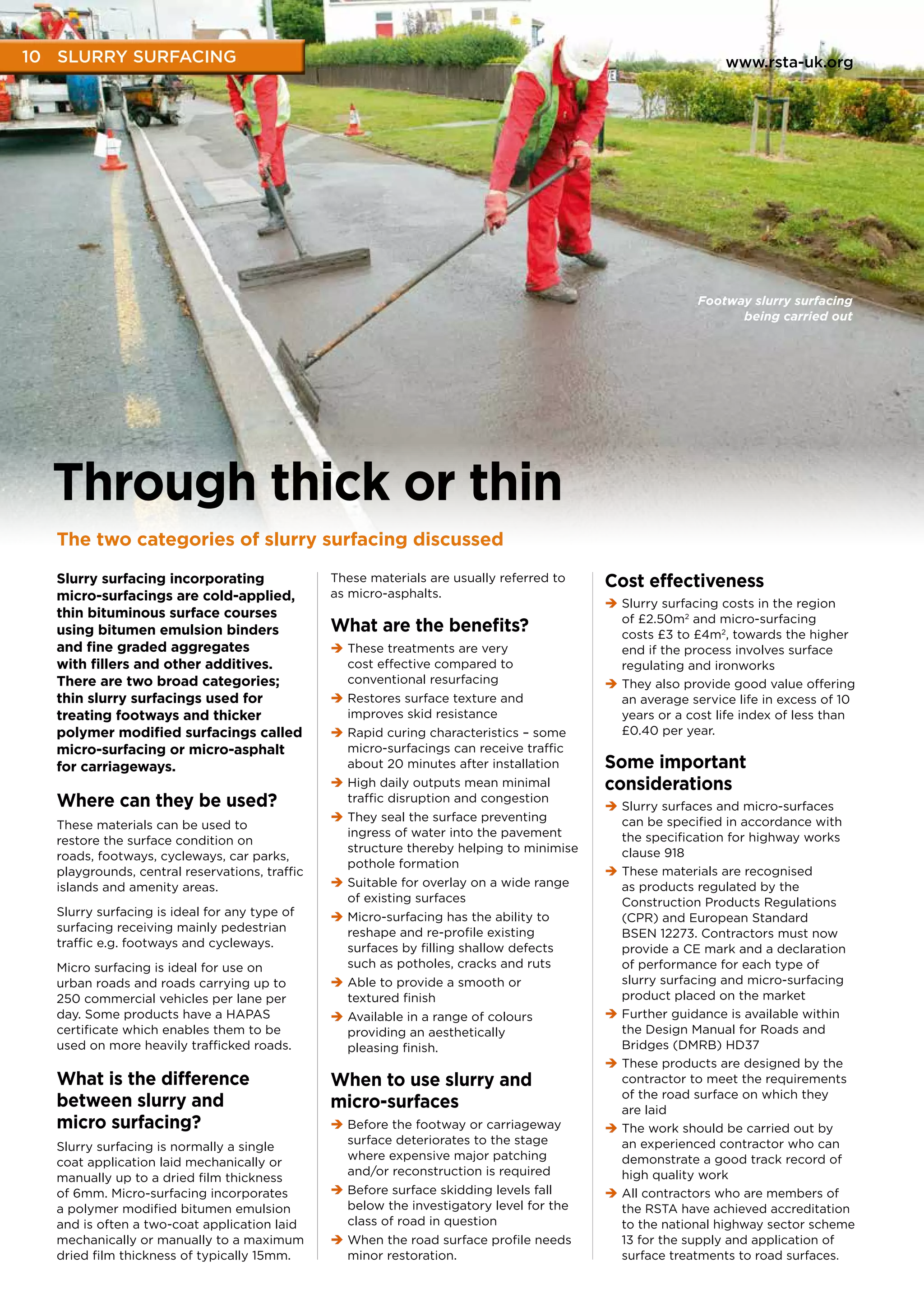 Rsta road surface treatments handbook v23 | PDF