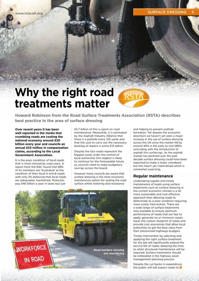 Rsta road surface treatments handbook v23 | PDF