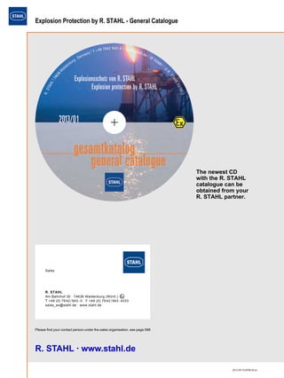 R Stahl - 2014 Catalogue Explosion Proof Hazardous Area Electrical ...