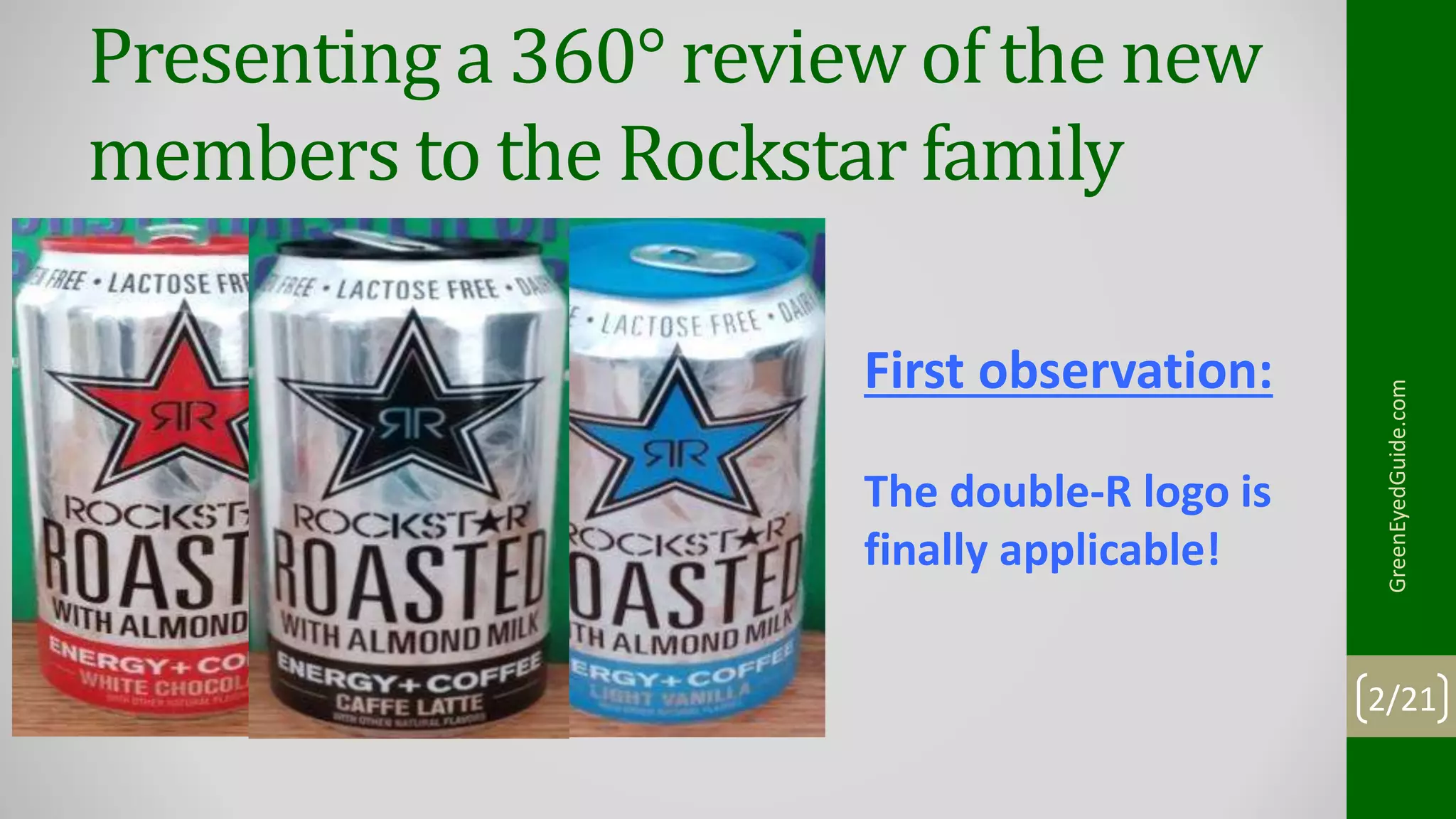 Three-Point Perspective on Rockstar Roasted Energy Drink -- Insight from a Food Scientist ...