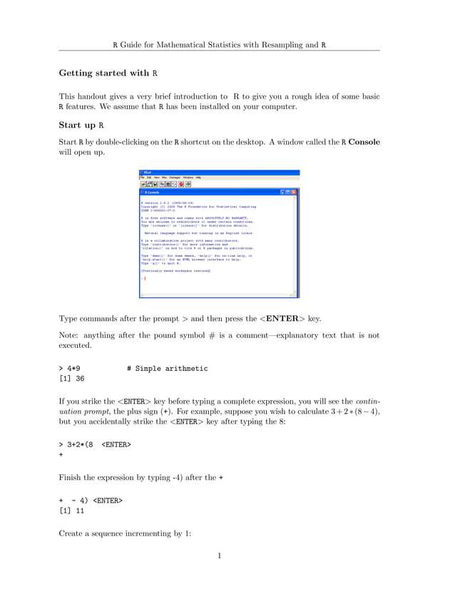 Introduction to R | PDF