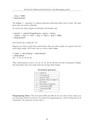 Introduction to R | PDF