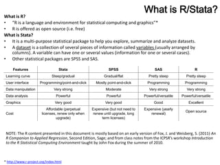 R stata | PPT