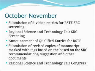 Regional Science and Technology Fair-Conference.ppt