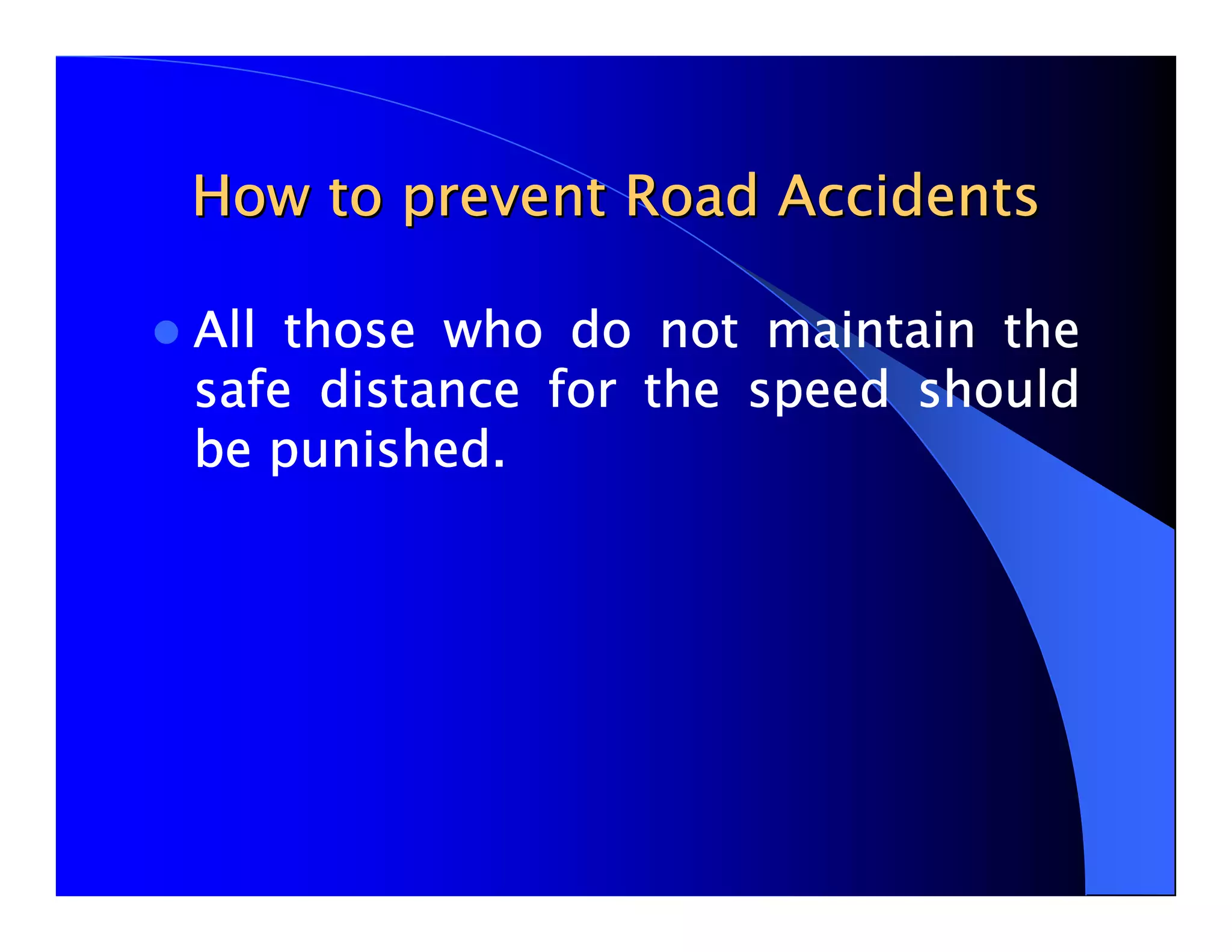 Road Safety Project PowerPoint Presentation, Road safety ppt pps pdf ...