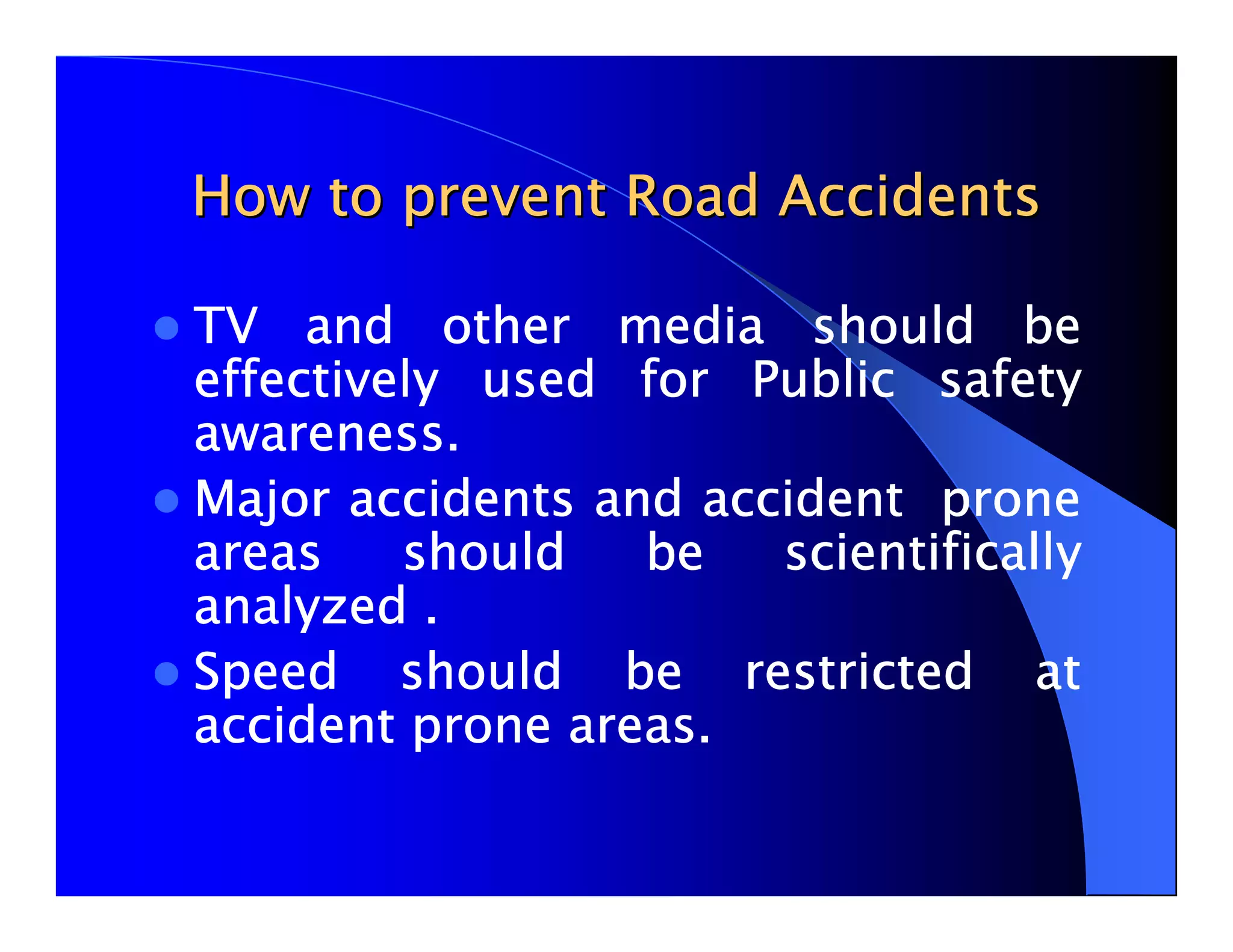 Road Safety Project PowerPoint Presentation, Road safety ppt pps pdf ...