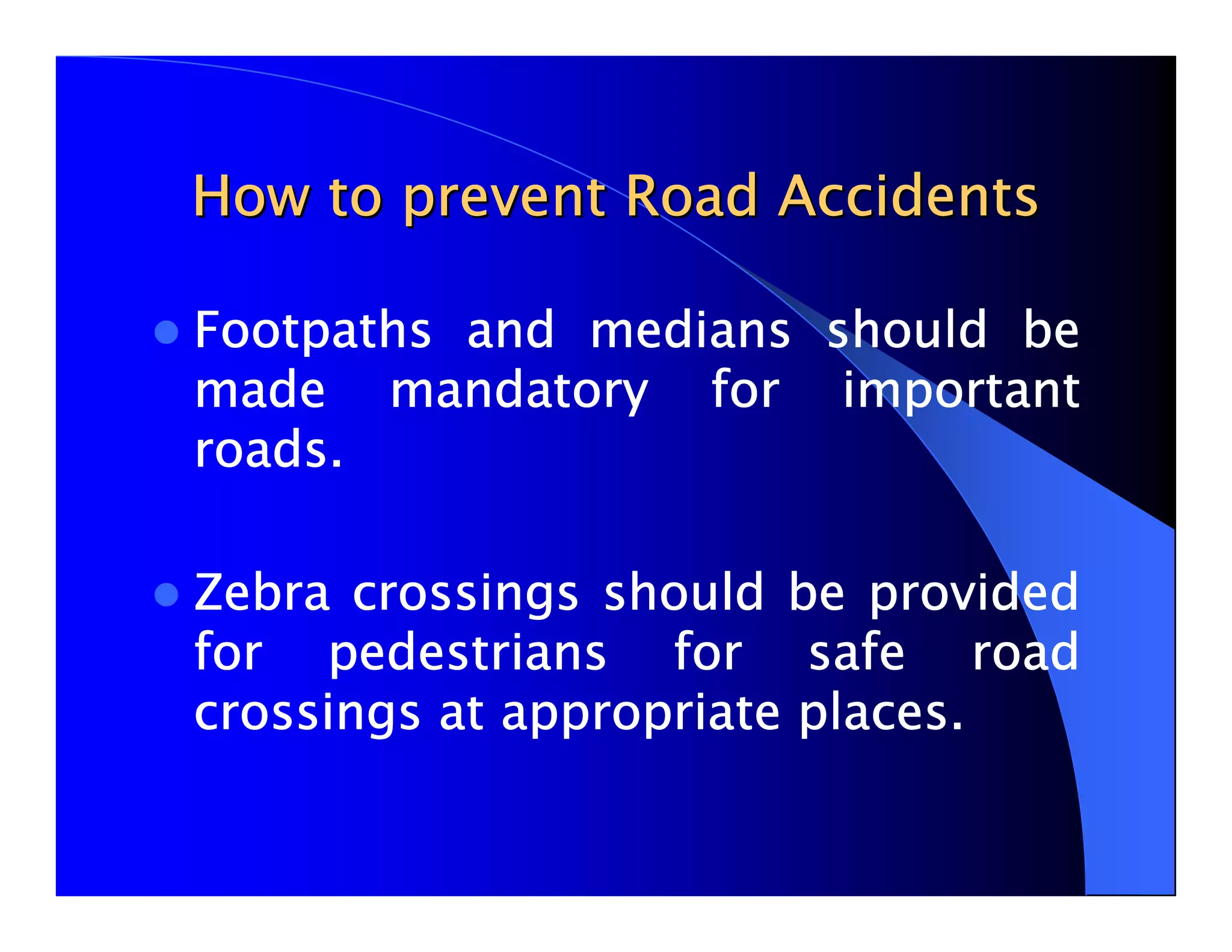 Road Safety Project PowerPoint Presentation, Road safety ppt pps pdf ...