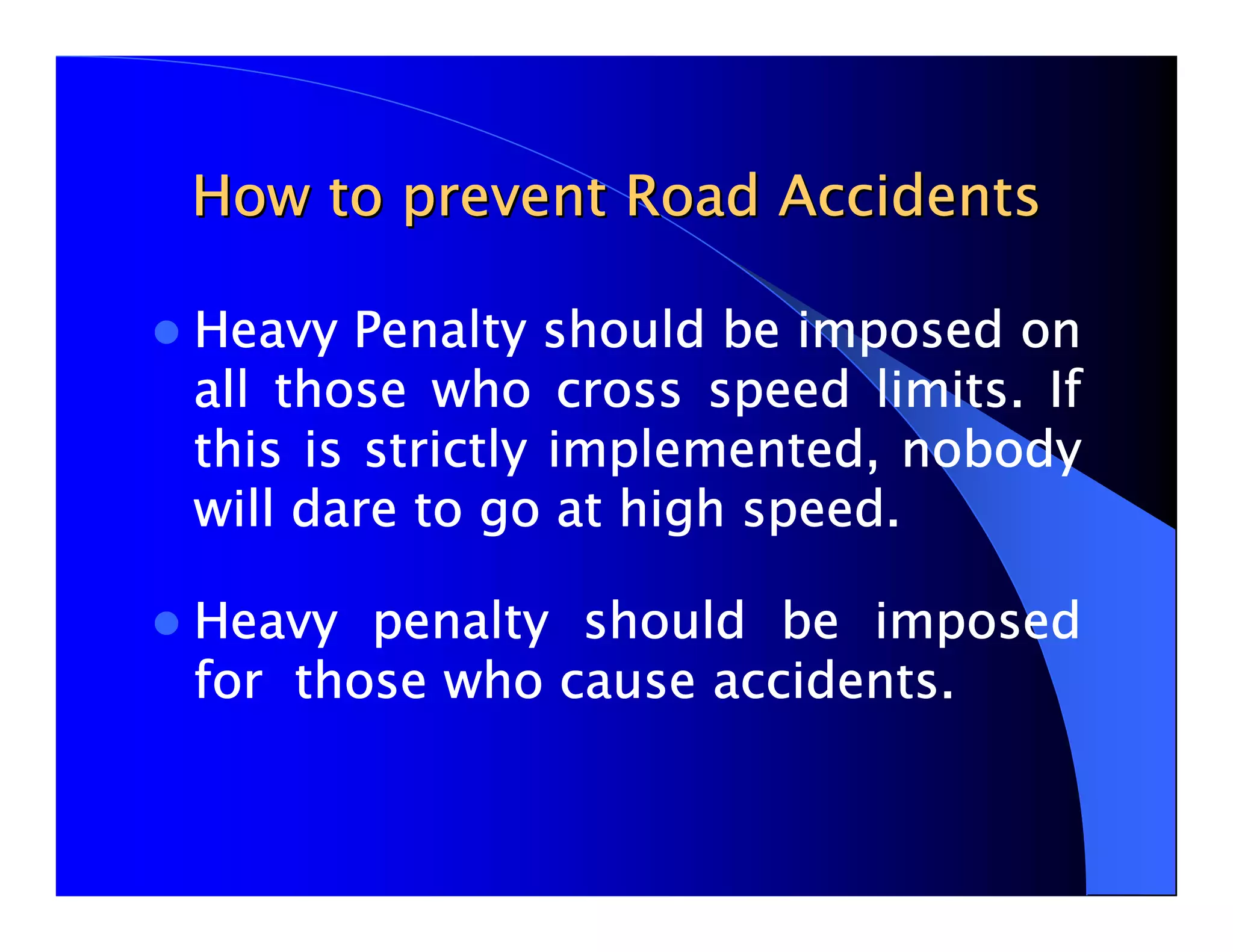 Road Safety Project PowerPoint Presentation, Road safety ppt pps pdf ...