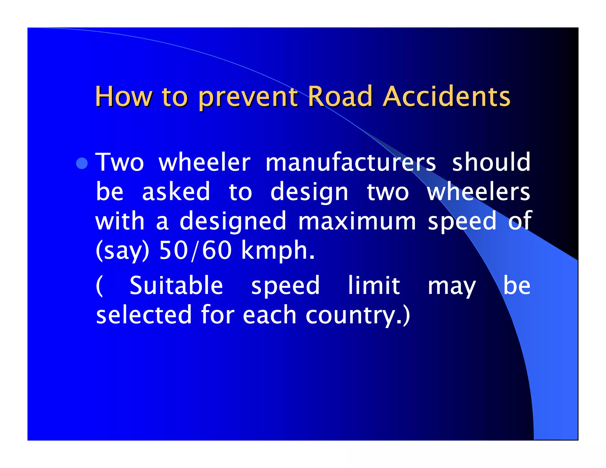 Road Safety Project PowerPoint Presentation, Road safety ppt pps pdf ...