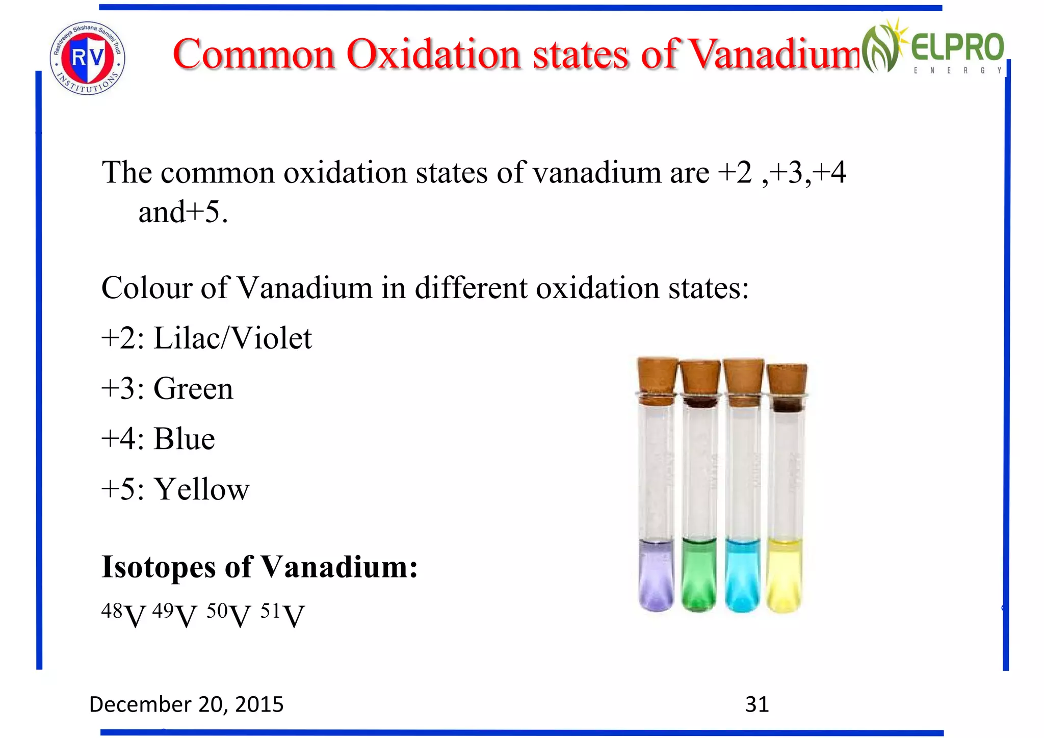 Vanadium Redox Flow Battery | PDF