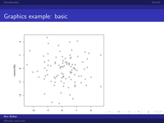 intro to knitr with RStudio | PPT
