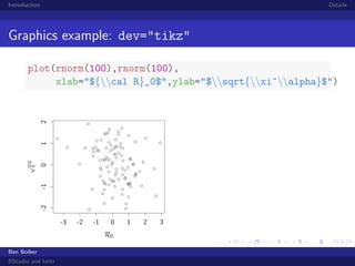 intro to knitr with RStudio | PDF