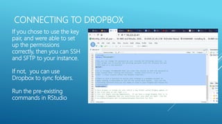 Using RStudio on AWS | PPTX | Cloud Computing | Internet