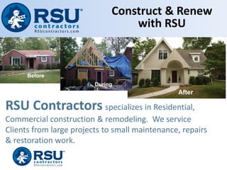 RSU Contractors - Quality Work | PPT