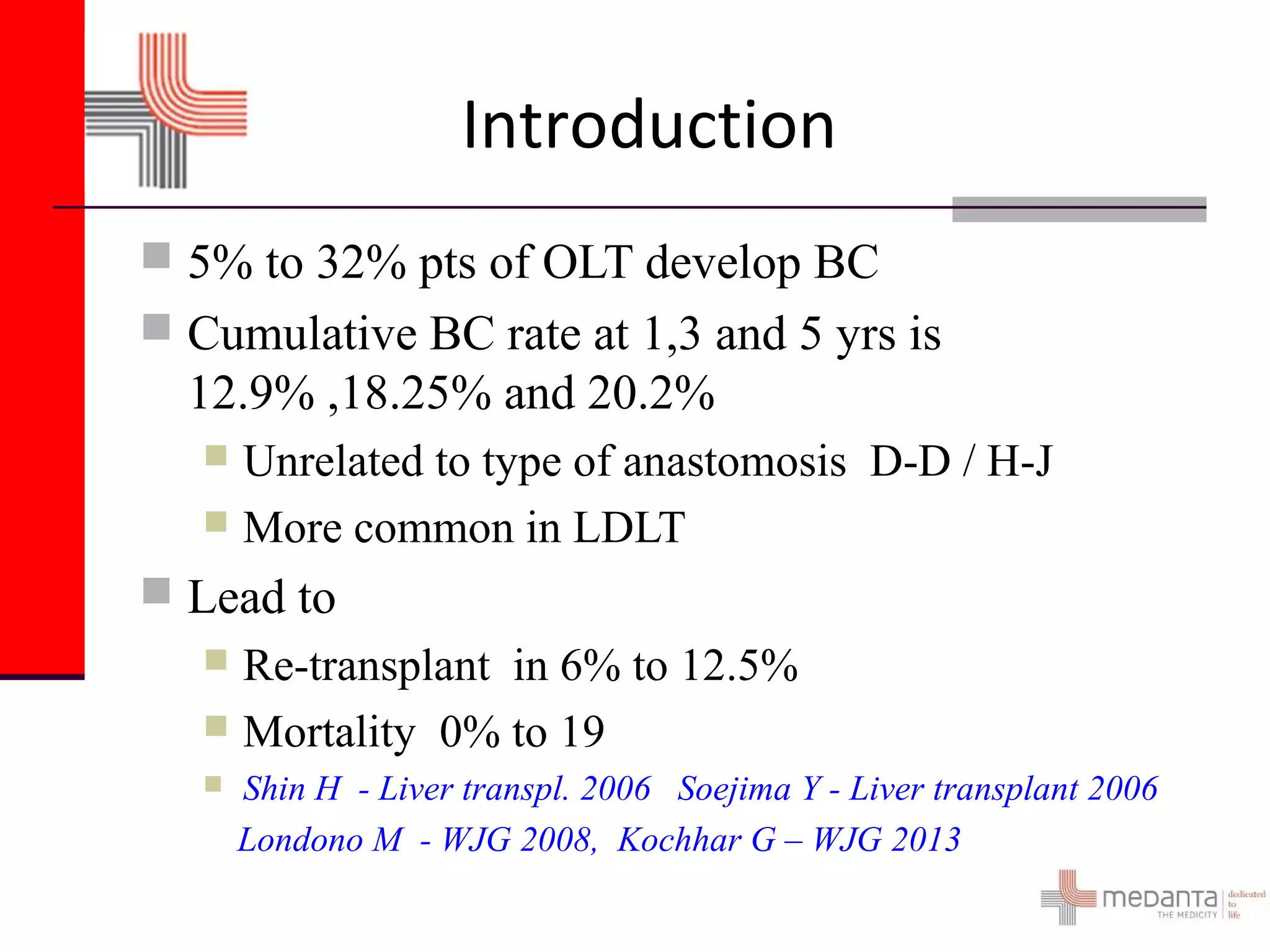 Endoscopic management of Post liver transplant - Bilary Complications | PPT