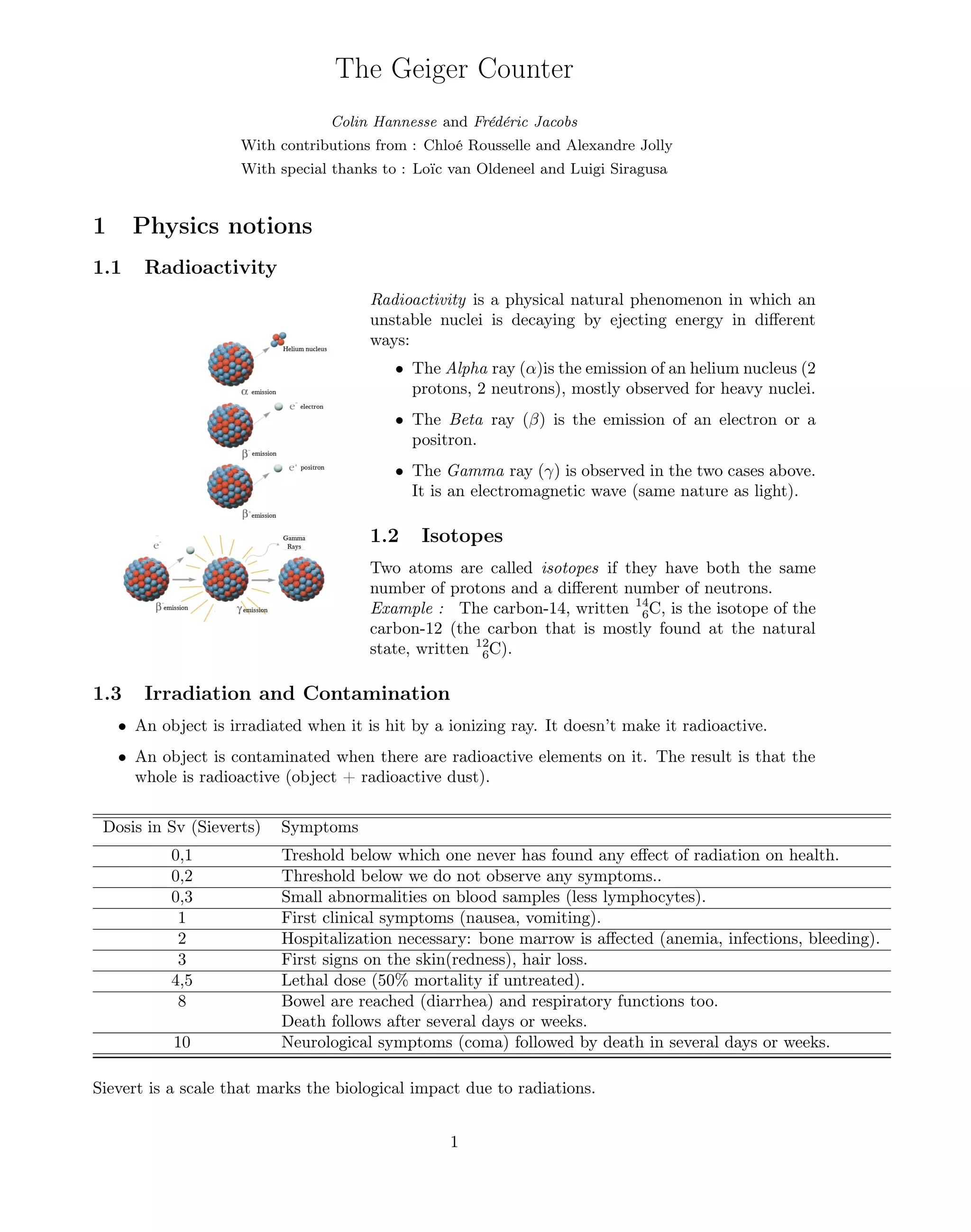 Building a Geiger Counter for iPhone | PDF