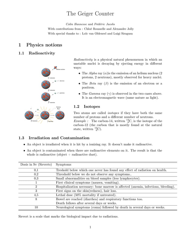 Building a Geiger Counter for iPhone | PDF