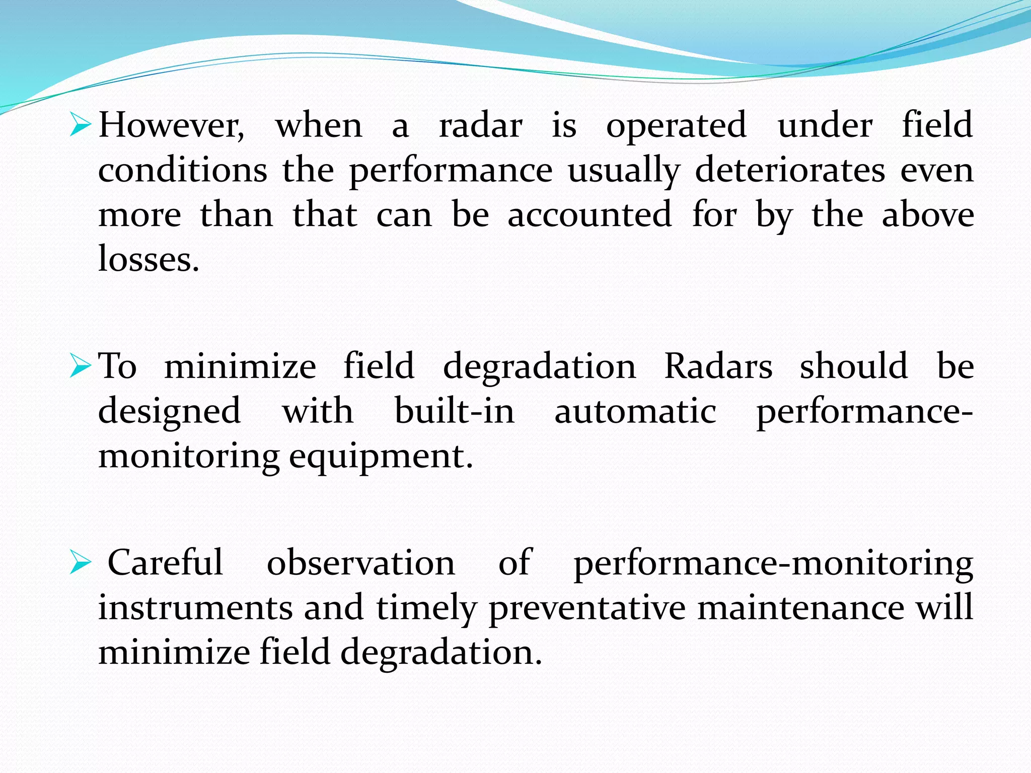 Radar Systems -Unit- I : Radar Equation | PPTX