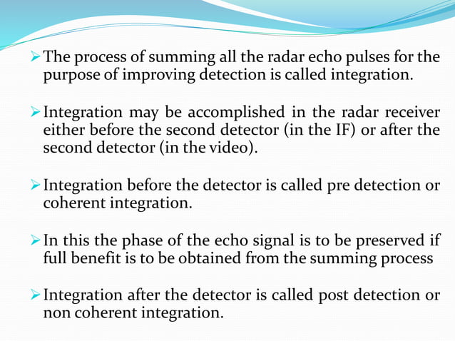 Radar Systems -Unit- I : Radar Equation | PPTX | Digital Audio ...