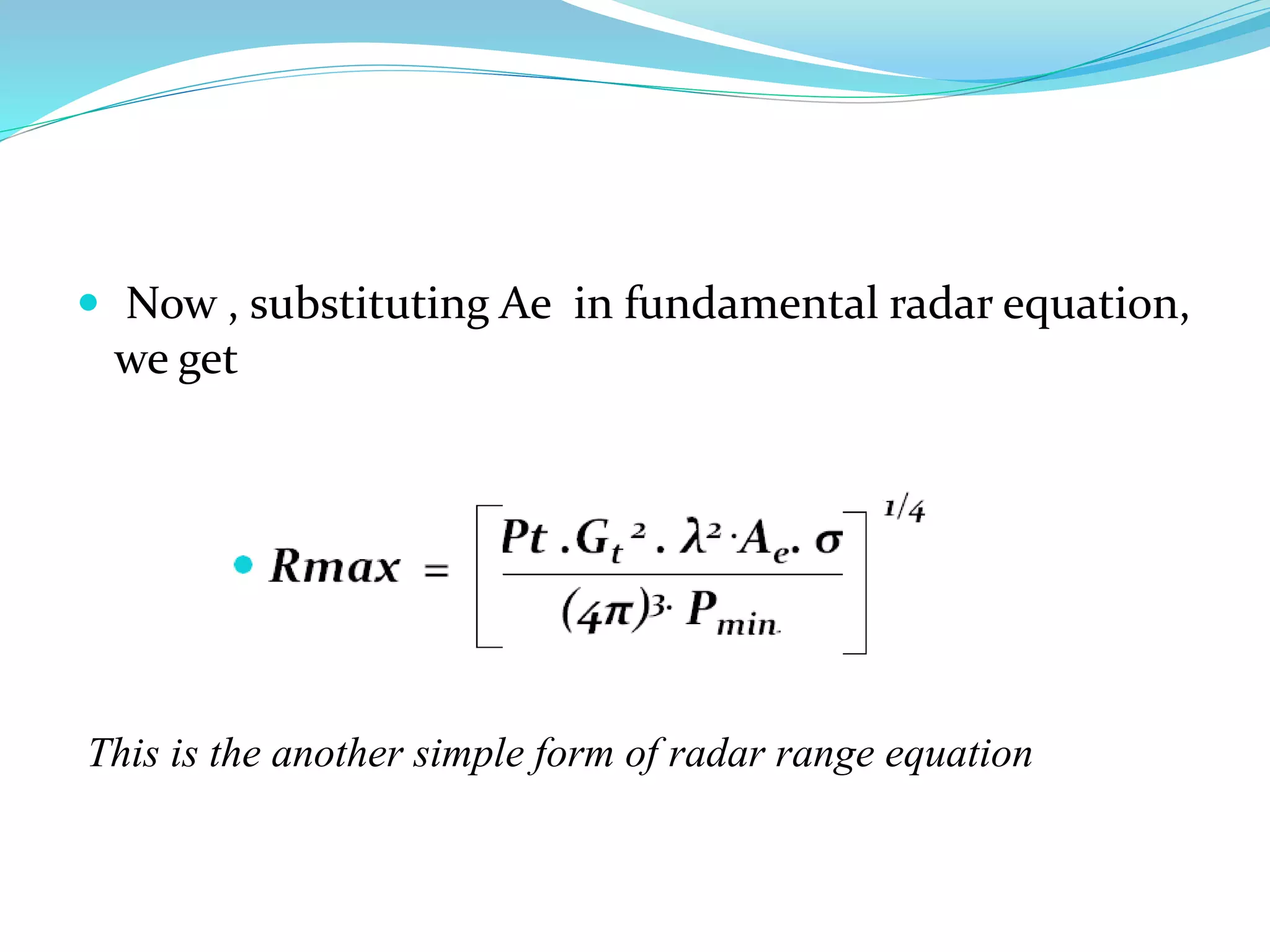Radar Systems- Unit- I : Basics of Radar | PPTX