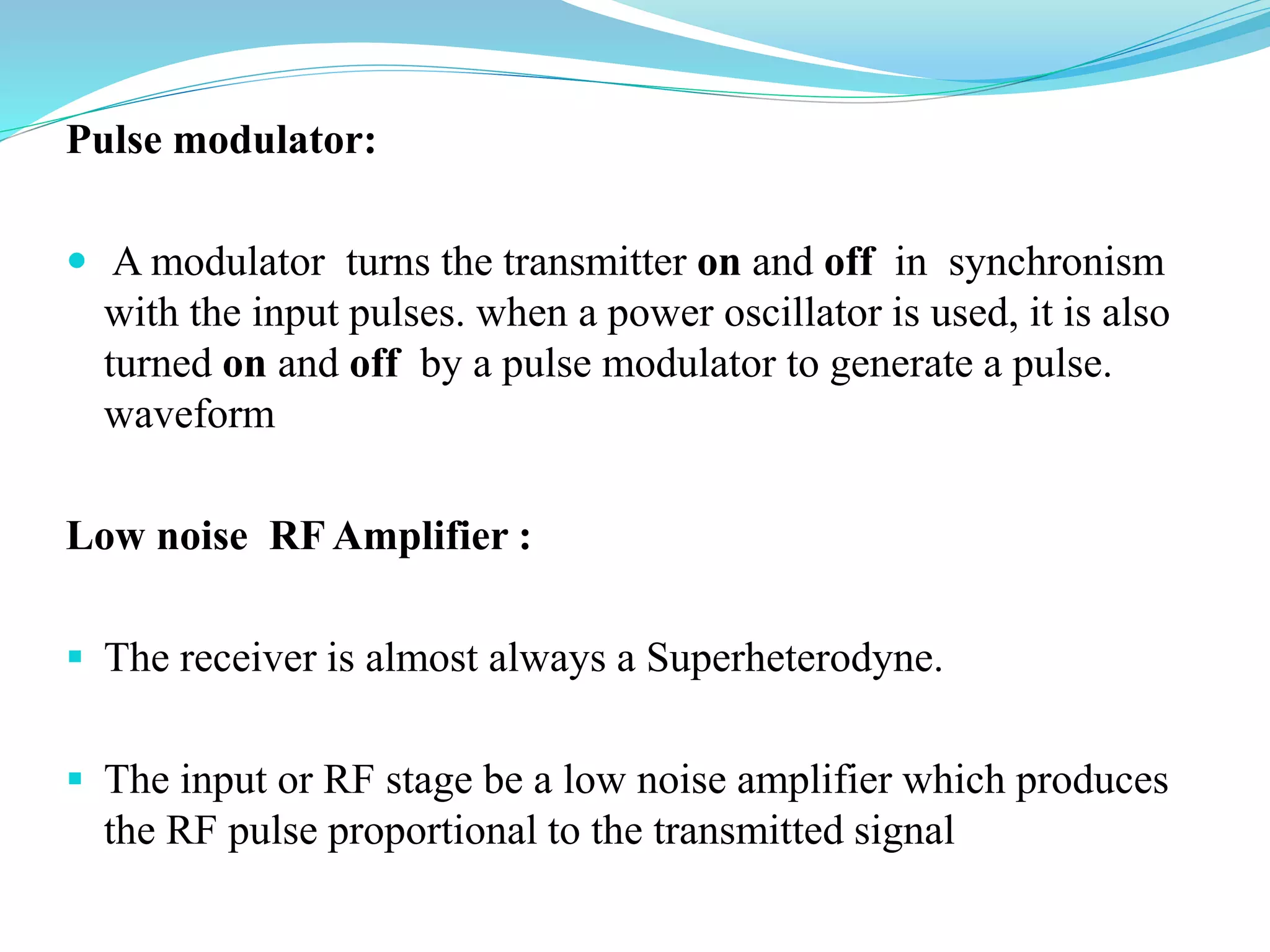 Radar Systems- Unit- I : Basics of Radar | PPTX | Physics | Science