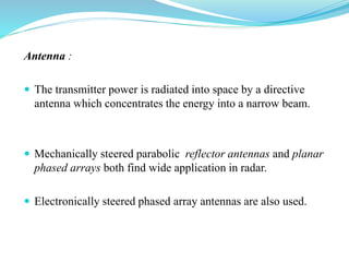 Radar Systems- Unit- I : Basics of Radar | PPTX