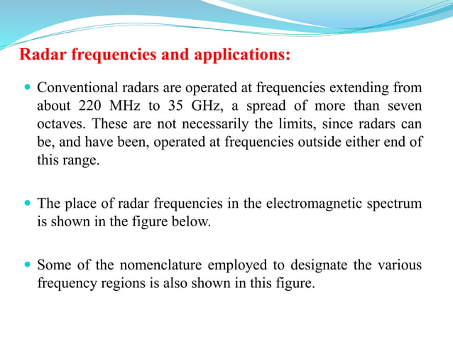 Radar Systems- Unit- I : Basics of Radar | PPTX | Physics | Science