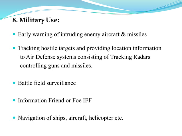 Radar Systems- Unit- I : Basics of Radar | PPTX | Physics | Science