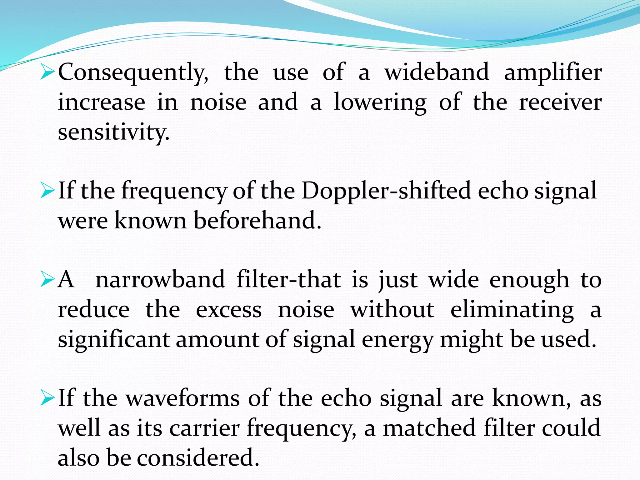 Radar Systems- Unit-II : CW and Frequency Modulated Radar | PPTX