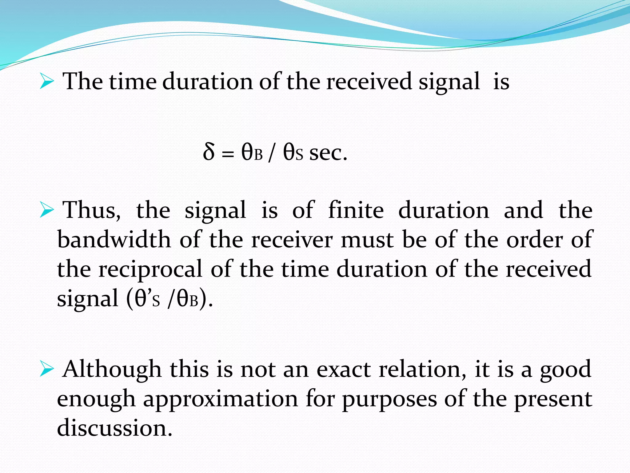 Radar Systems- Unit-II : CW and Frequency Modulated Radar | PPTX