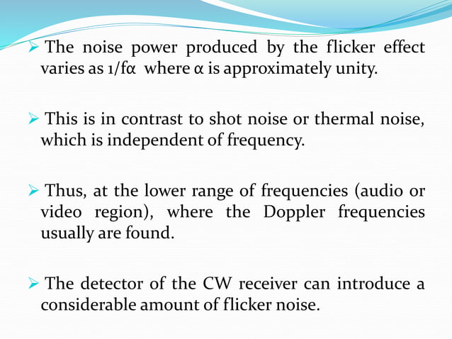 Radar Systems- Unit-II : CW and Frequency Modulated Radar | PPTX ...