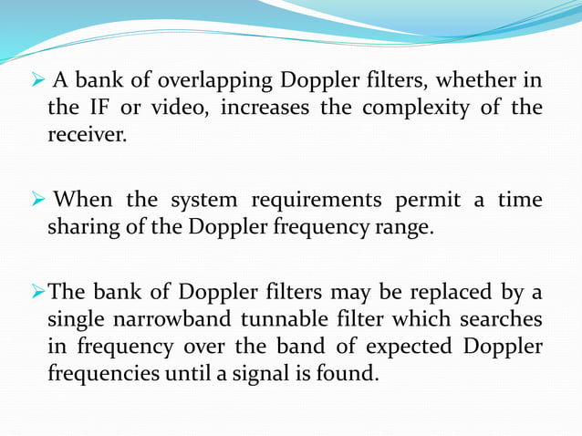 Radar Systems- Unit-II : CW and Frequency Modulated Radar | PPTX ...