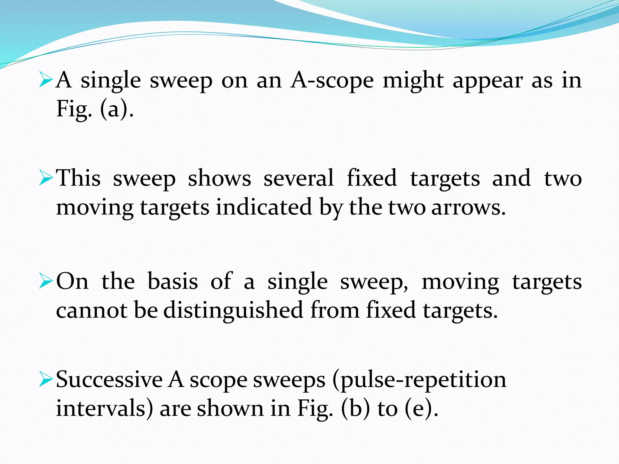 Radar Systems- Unit-III : MTI and Pulse Doppler Radars | PDF