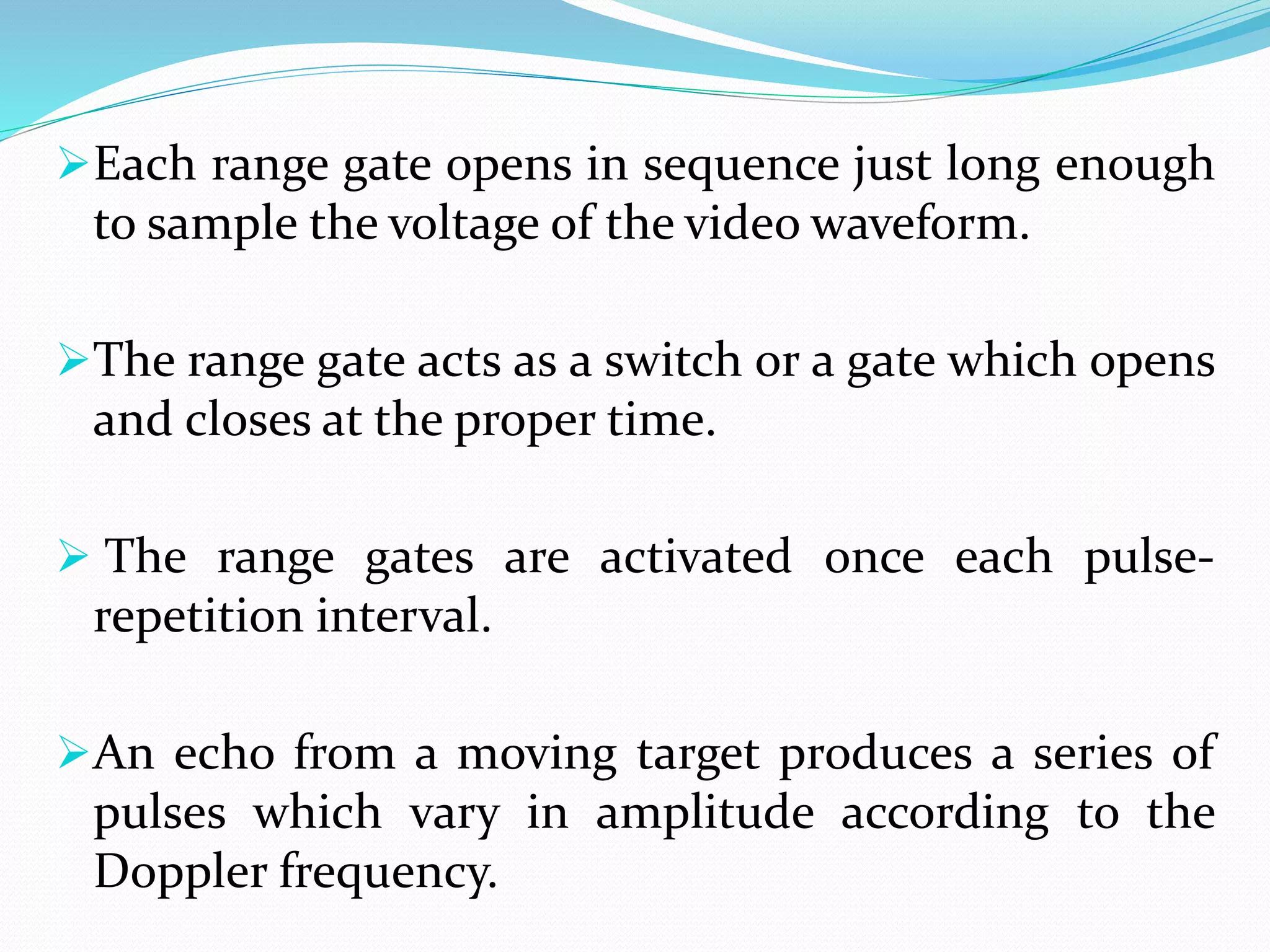 Radar Systems- Unit-III : MTI and Pulse Doppler Radars | PDF