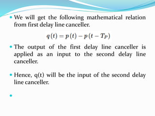 Radar Systems- Unit-III : MTI and Pulse Doppler Radars | PDF