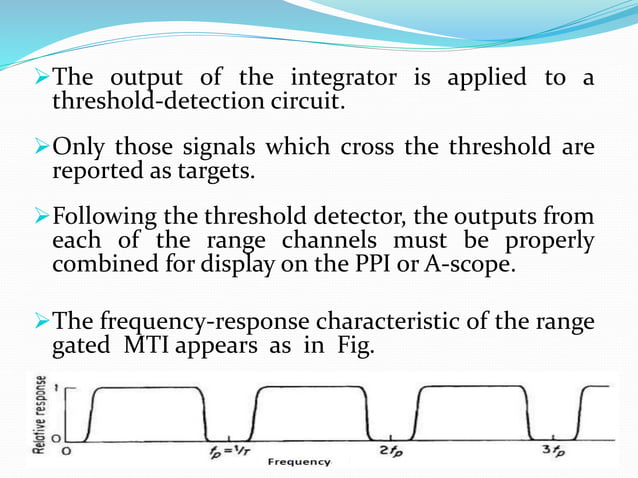 Radar Systems- Unit-III : MTI and Pulse Doppler Radars | PDF ...