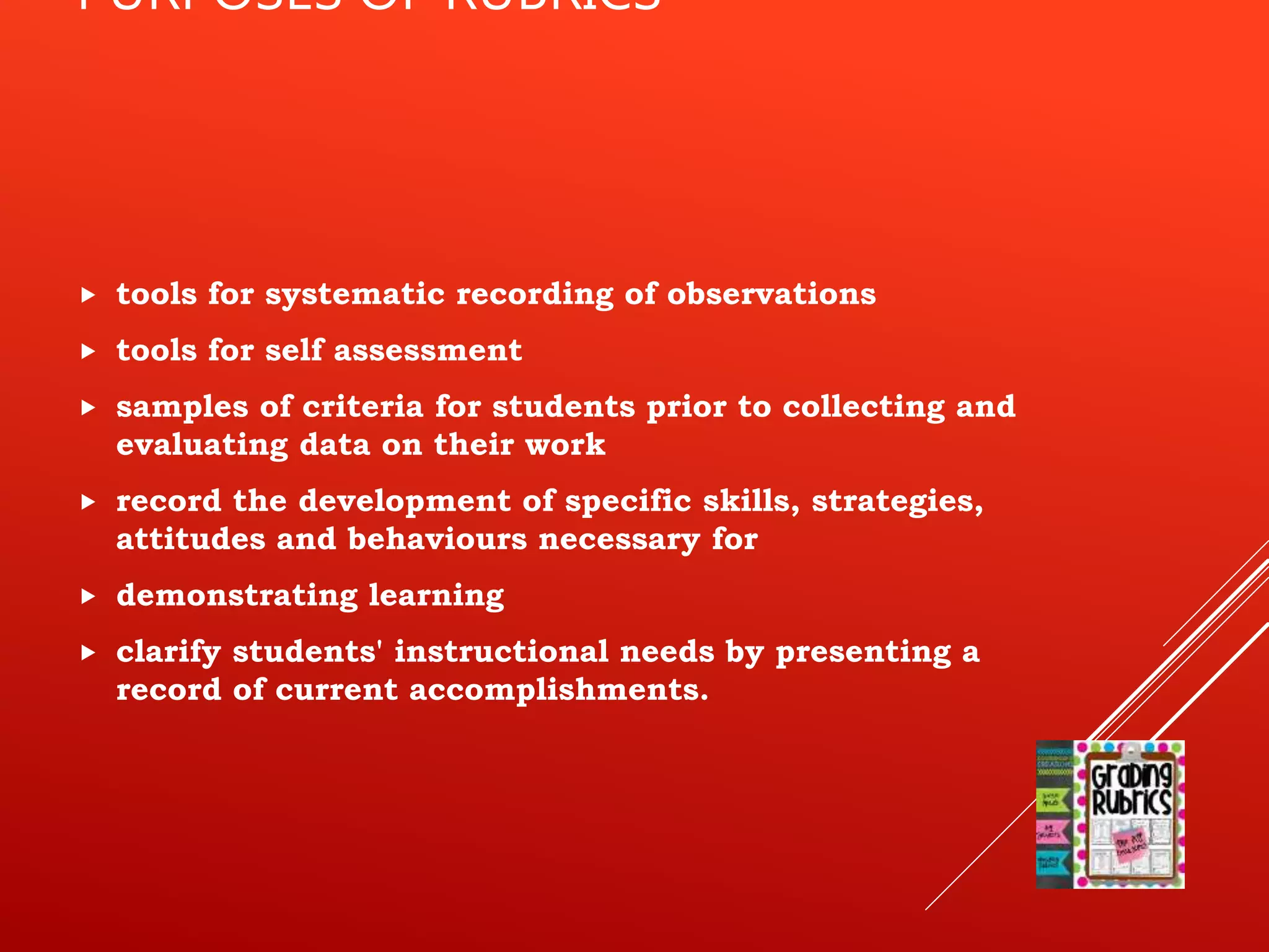 Tools and Techniques for assessment for learning | PPTX