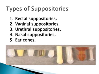 suppositories | PPTX